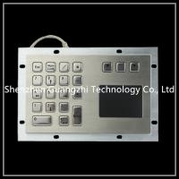 China 304 Stainless Steel Trackball Pointing Device 16+2 Keys Touch Screen 176mm x 110mm for sale
