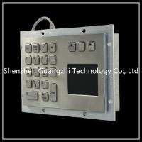 China Industrial Waterproof Metal Keyboard with Integrated Touchpad IP65 176x110mm for Kiosk Vending Machine for sale