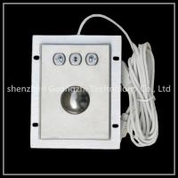 China Wear Resistant Stainless Steel Keyboard with Integrated Trackball 38mm 800 DPI for sale