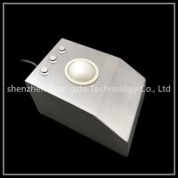 China IP67 Waterproof Stainless Steel Industrial Keyboard with 50mm Trackball 3 Keys for sale