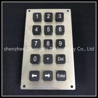 China IP65 Waterproof Industrial RS232 Keypad Stainless Steel 134x78mm Damage Proof USB Interface for sale