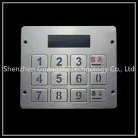 China Industrial USB Numeric Keypad with Display 155mm x 110mm Self Service Terminal Keyboard for sale