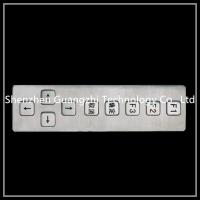 China Industrial Stainless Steel Numeric Keypad 9 Keys IP65 IK09 Mirror Polish 168x45mm for sale