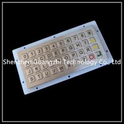 China Stainless Steel 40 Key Industrial Numeric Keypad IP67 Waterproof Vandal Proof 0.45mm Stroke for sale