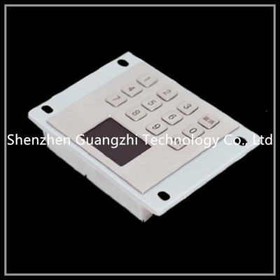 China 304 Stainless Steel IK07 Industrial Keyboard with Touchpad 100x91.5mm USB for sale