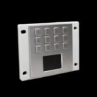 China 304 Stainless Steel IK07 Industrial Keyboard with Touchpad 100x91.5mm USB for sale