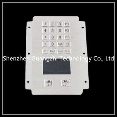 China Digital Display Trackball Pointing Device with Touchpad Riot Resistant 144mm IP65 for sale