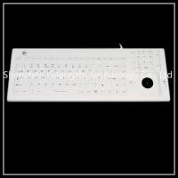 China IP68 Silicone Rubber Sealed Washable Mechanical Keyboard 395x146x26mm USB Backlit for sale
