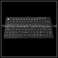 China 2-in-1 Silicone Industrial Keyboard with Built-in Mouse IP68 Waterproof 86 Keys for sale