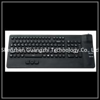 China Industrial Silicone Rubber Keypad 445x180mm IP68 Waterproof Washable Keyboard with USB for sale