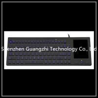 China IP68 Silicone Rubber Keypad with LED Backlit Touchpad 382x130x13mm Wear Resistant for sale