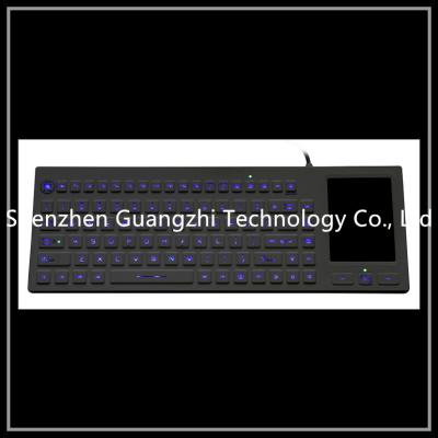 China IP68 Silicone Rubber Keypad with LED Backlit Touchpad 382x130x13mm Wear Resistant for sale
