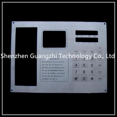 China Watertight Stainless Steel Keyboard 250mm Durable for Supermarket Storage Cabinet for sale