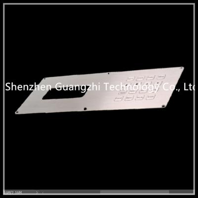 China Customized Stainless Steel Keyboard 300x127mm with LED Screen for Machinery Equipment for sale