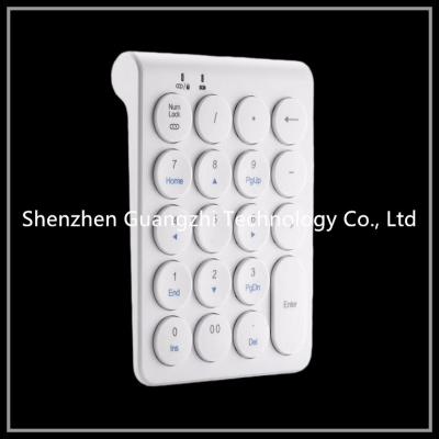 China Mini Bluetooth Numeric Keypad 15 Keys Wireless Number Pad for iPad Laptop 160mAh for sale