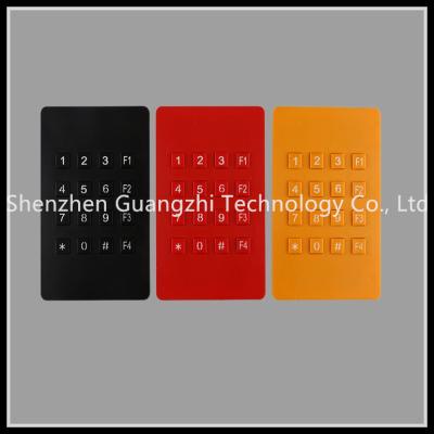 China Three Colors 16 Key Plastic Computer Keyboard 81.8x123.8mm Public Phone Booth Number Keypad for sale