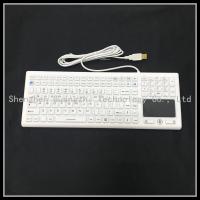 China Washable 122 Key USB PS2 Medical Silicone Keyboard IP67 Waterproof for sale