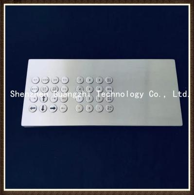 China Desktop External PC Wired IP65 Metal Computer Keyboard 32 Keys 355mm for sale