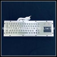 China Riot Metal 304SS IK07 Industrial Keyboard with Touchpad IP65 65 Keys 2.0mm Stroke for sale