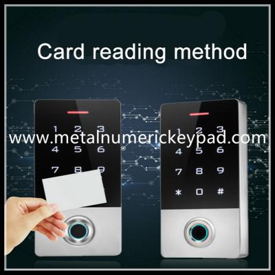 China 32 Bit ARM Access Control DC12V Backlit Numeric Keypad with Fingerprint 1000 Users for sale