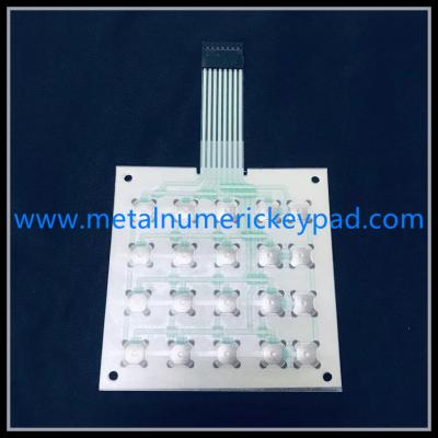 China IP65 4x4 Matrix Membrane Switch Keyboard 50VDC Light Touch Flexible Panel for sale