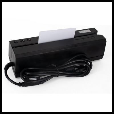 China IEC 7811 Magnetic RFID Card Reader Writer 3 Track USB Plug and Play 75 210 bpi for sale