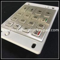 China IP67 Waterproof 4x4 Matrix Keypad 16 Keys RS232 Industrial Metal Keyboard for sale