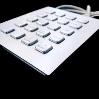 China Kiosk 20 Stretched Keys Industrial Metal Keyboard With USB Interface for sale