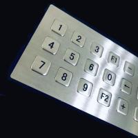 China 3x7 Matrix Wireless Bluetooth 21 Key Keyboard Stainless Steel 304 IP65 for sale