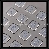 China IP65 Waterproof Backlit Numeric Keypad Stainless Steel 4x4 Matrix Keyboard 113mm for sale