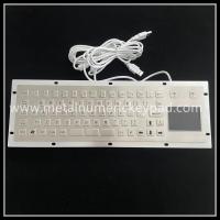 China IK07 304 Stainless Steel Industrial Keyboard with Touchpad IP65 Waterproof 68 Keys USB PS2 for sale