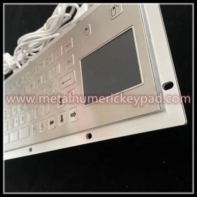 China SS304 Industrial Keyboard with Touchpad Waterproof IP65 68 Keys 2.0mm Stroke for sale