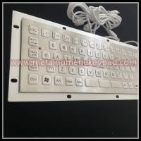 China RoHS Metal Integrated Trackball Keyboard 68 Keys IP65 Waterproof USB PS2 for Industrial Kiosk for sale