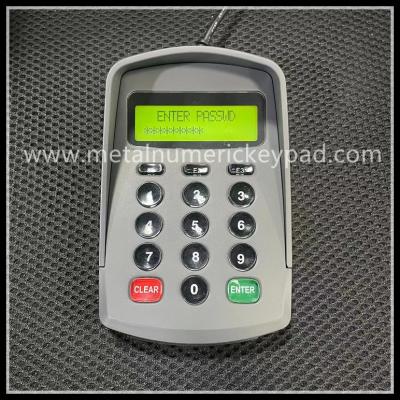 China Plastic USB Keypad with Display 135x88x65mm Bank Password Keyboard for sale