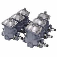 China A6VM Series Hydraulic Bent Axis Piston Motor 55-200 Displacement for Wheel Crane Applications for sale