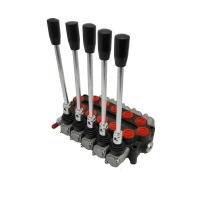 China ZD102-5 5 Spool Hydraulic Control Valve | Hydraulic Oil Sectional Valve for Industrial Applications for sale