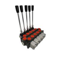 China ZD102-5 5 Spool Hydraulic Control Valve | Hydraulic Oil Sectional Valve for Industrial Applications for sale