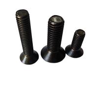China ZINC PLATED Flat Countersunk Head Hex Cap Screw Alloy Steel Full Thread Payment term TT for sale