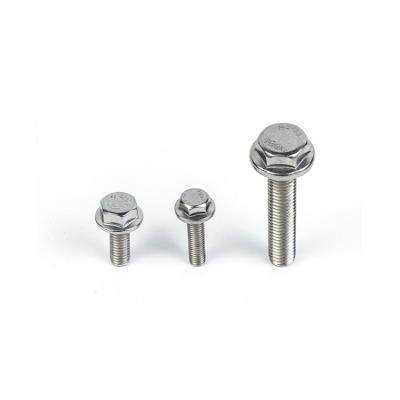 China GB5789 Stainless Steel Hex Flange Head Screw M5 M6 M8 M10 M12 Plain Finish 304 GB5789 for sale