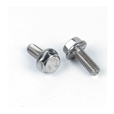 China Stainless Steel Hexagonal Flange Bolts Gb5789 Tooth Flower Screw with GB Standard for sale