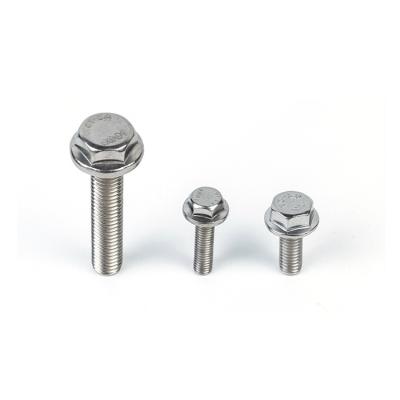 China Direct Stainless Steel Carbon Steel Gb5789 Flange Bolt with Zinc Plated Plain Finish for sale