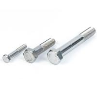 China Plain Finish Customizable M5 M8 Stainless Steel Hex Bolts DIN931 304 316 Half Thread Bolt for sale