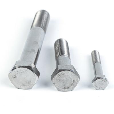 China DIN Standard 304/316 Stainless Steel Half Thread Hex Bolts for Fastening Applications for sale