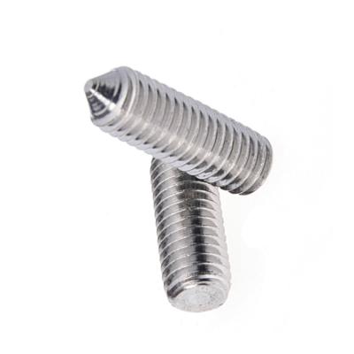China Custom Hexagon Socket Allen Drive Grub Set Screws Plain Finish A-level Strength Grade for sale