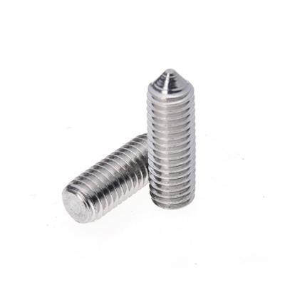 China strength Hexagon Socket Set Screws With Cone Point in Stainless Steel for Machinery for sale