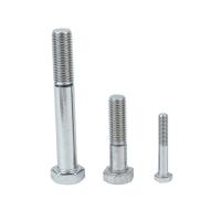 China Stock Thread Hex Bolt Stainless Steel DIN Standard with Plain Finish for sale
