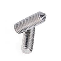 China Stainless Steel Pointed Screw Hexagon Socket Set Screws With Cone Point for Machinery for sale