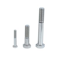 China Plain Finish OEM Hex Head Bolts for Zinc Din931 Carbon Steel Machine Parts for sale