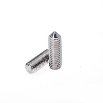 China Stainless Steel M8 Cone Point Grub Set Screw Bolt for Repair M6 M10 Hardware Accessories for sale