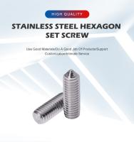 China Stainless Steel M8 Cone Point Grub Set Screw Bolt for Repair M6 M10 Hardware Accessories for sale